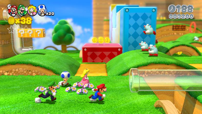 All World 4 Green Stars In Super Mario 3D World