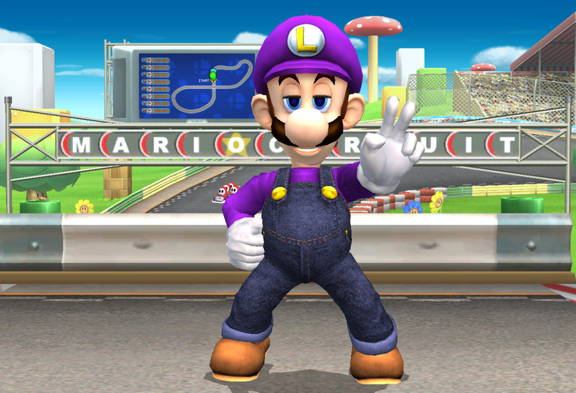 ssbb waluigi
