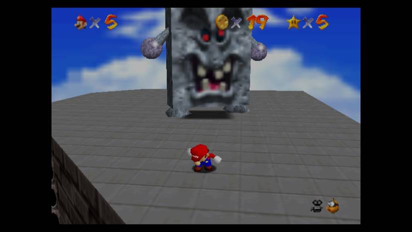 mario 64 thwomp boss