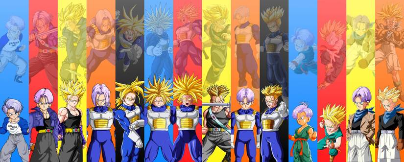 why does trunks look different in super