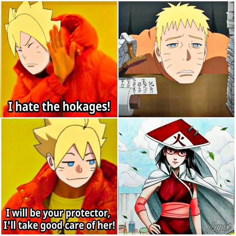 boruto funny crying face