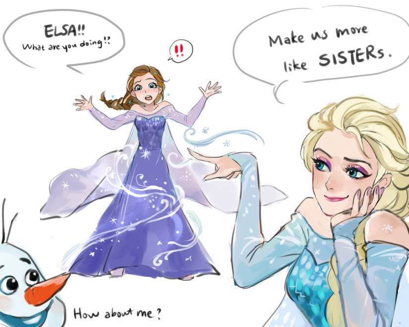 25 Hilarious Disney’s Frozen Comics That Make It Hard To Let It Go