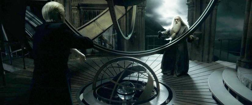 dumbledore falling from tower