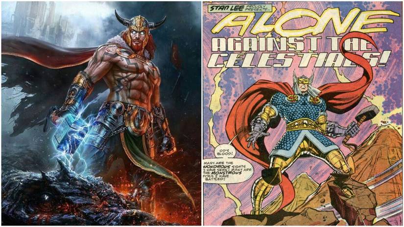 thor physique comics
