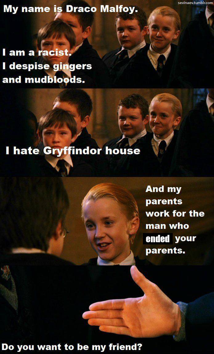 Harry Potter: 20 Hilarious Draco Malfoy Memes That Make Us Want To Join ...