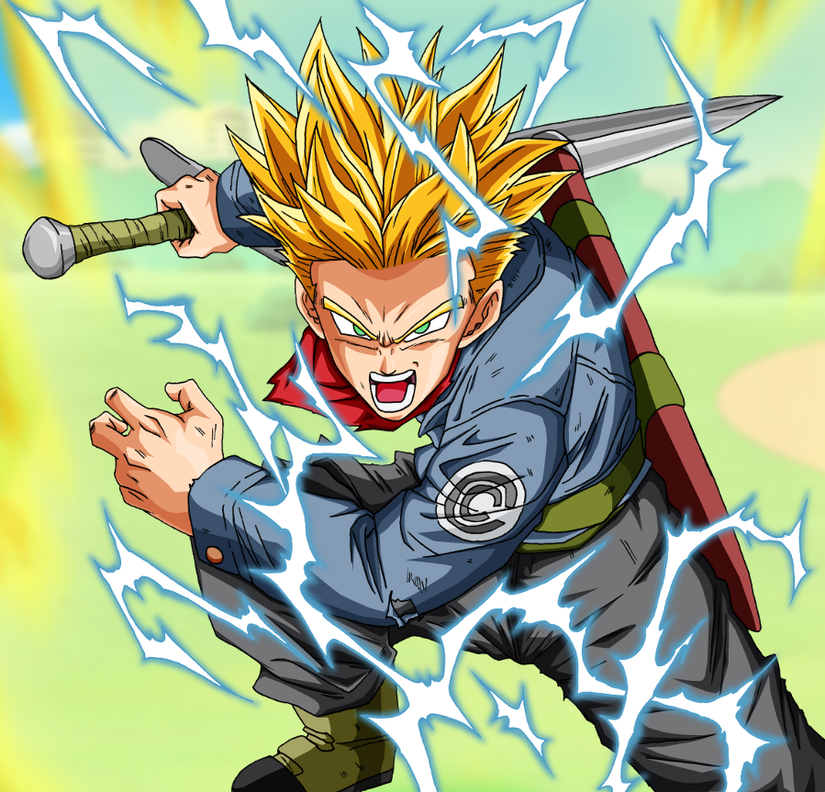 future trunks ssj2 power level