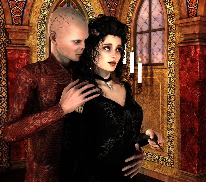 does bellatrix lestrange have a child