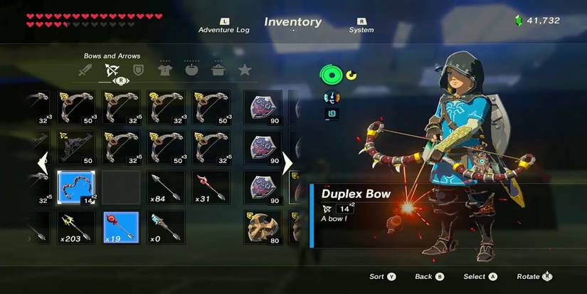 The Legend of Zelda: The 15 Most Powerful Bows In Breath of The Wild ...