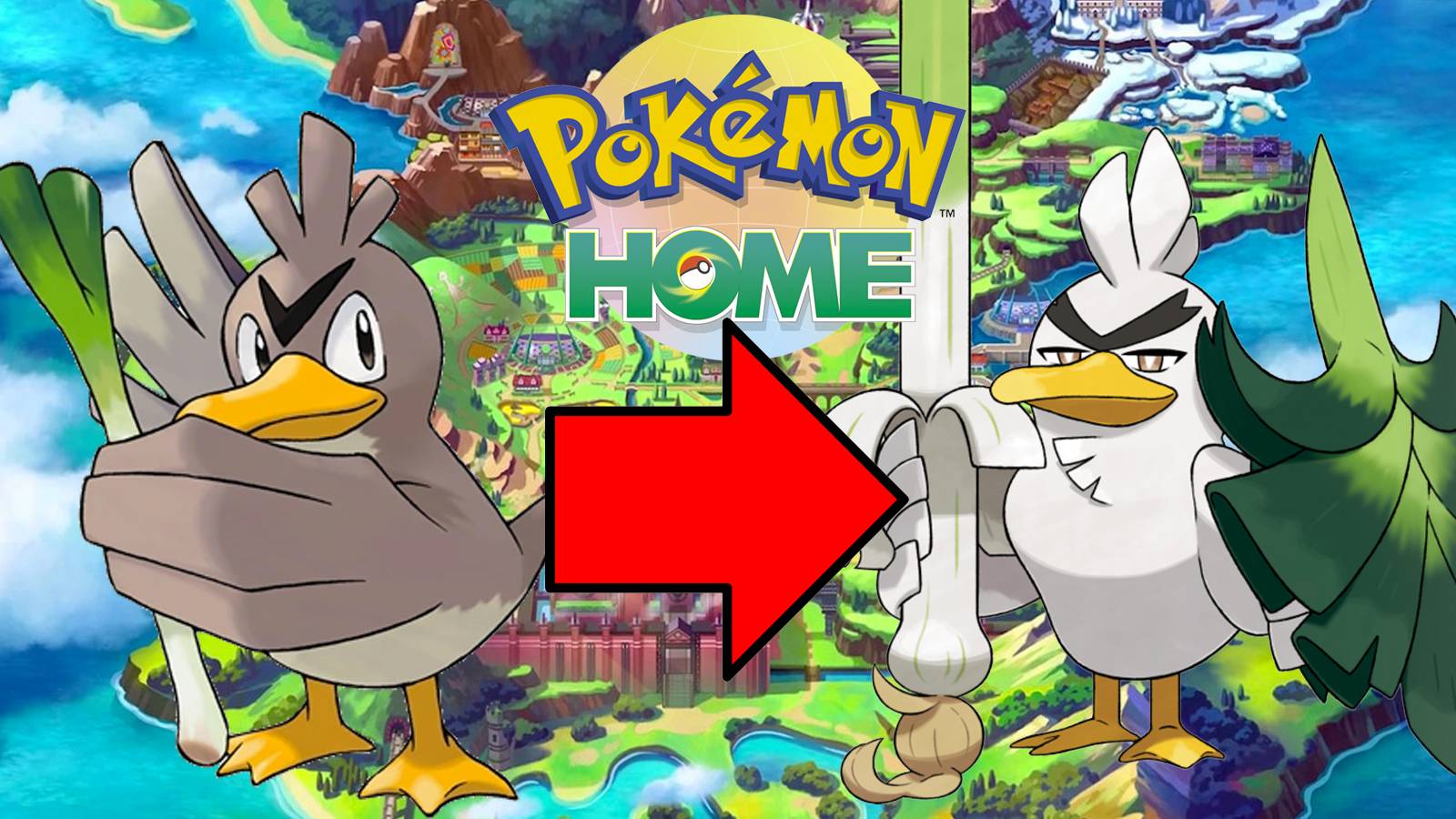 Pokémon Home & Nintendo 3DS Will Allow DUX To Evolve Into Sirfetch'd In ...