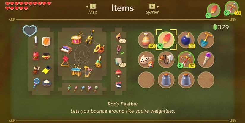 Link's Awakening: The Items You Should Always Have Available