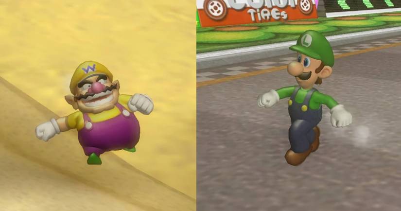 Hilarious Mario Kart Mod Forces Waluigi To Race On Foot