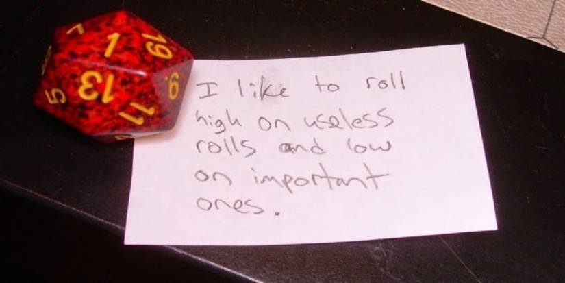 Dungeons & Dragons: The Funniest Dice Shaming Pics That Are Too Real