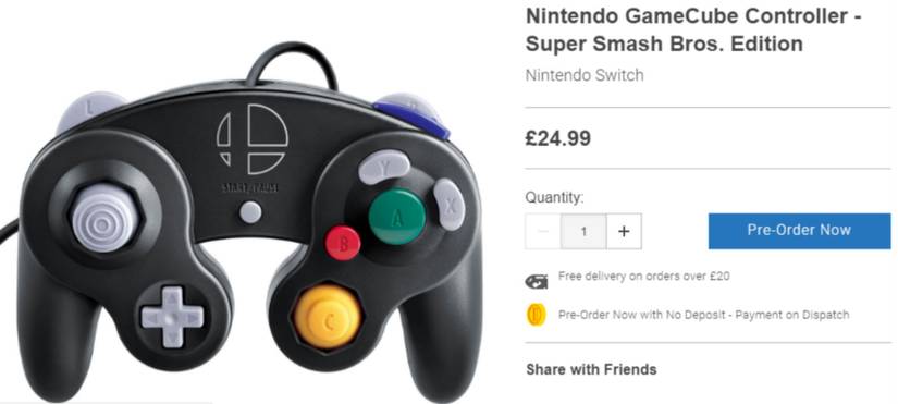 Smash Ultimate GameCube Controller Gets New Release In 2020