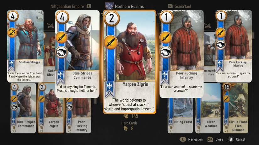 Gwent: 5 Best Cards In The Witcher 3 (& The 5 Worst Ones)