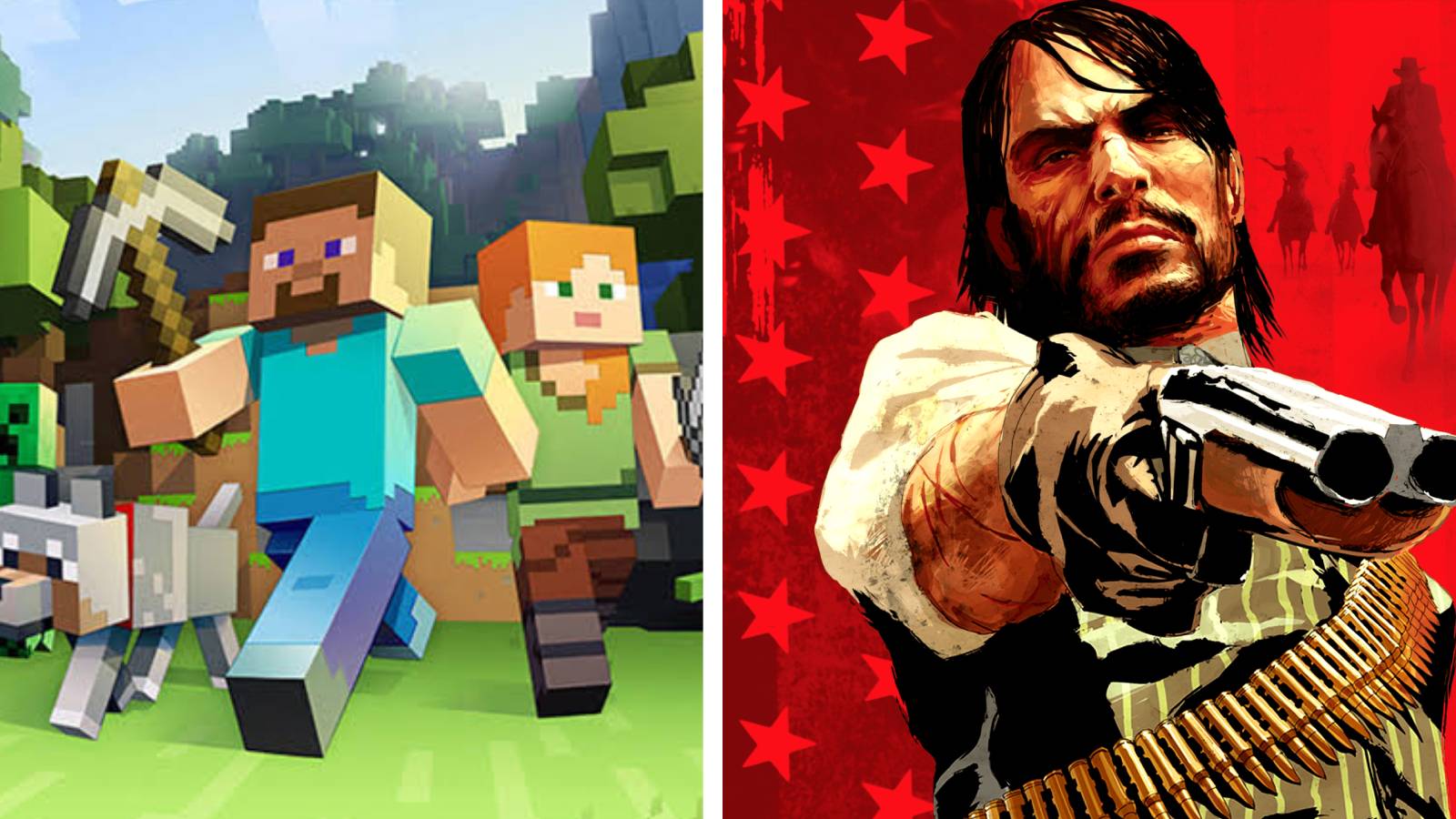 Minecraft And Red Dead Redemption Are The Most Addictive Games, Study Says