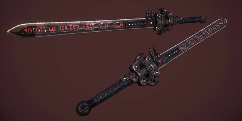 skyrim weapons retexture