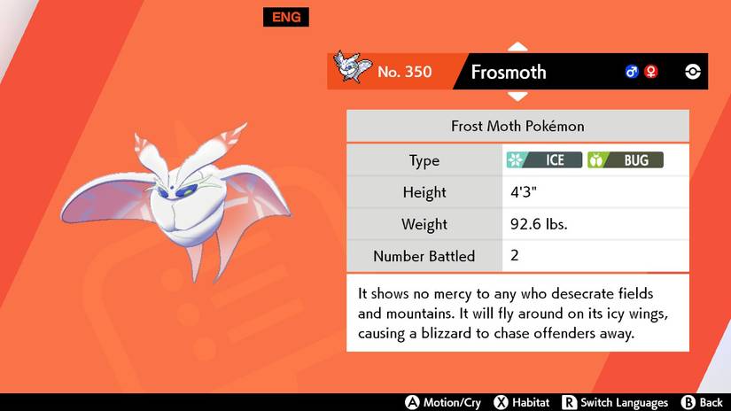 Pokémon Sword And Shield: How To Find And Evolve Snom Into Frosmoth