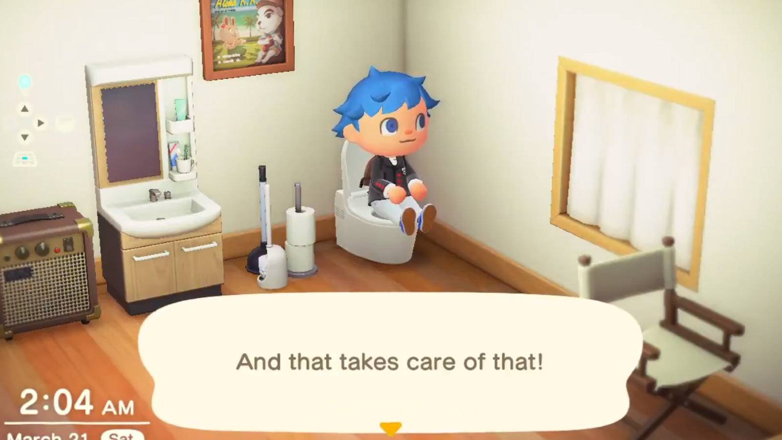 Animal Crossing: New Horizons' Toilet Is A Little TOO Realistic