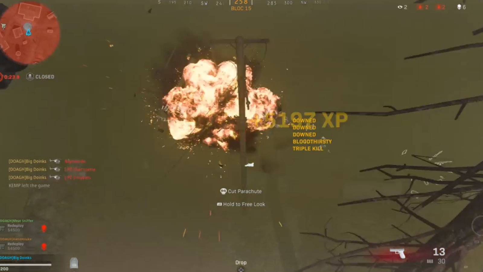 Player Crashes Helicopter Into Opposing Team To Win Call Of Duty ...