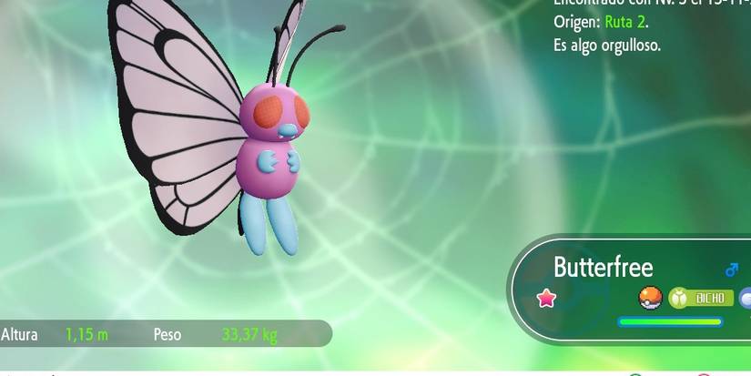 butterfree eats