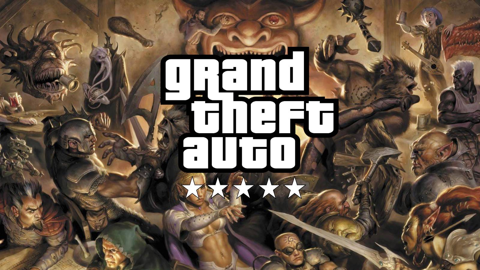 D&D Homebrew: Using The GTA Stars System To Keep Players In Line