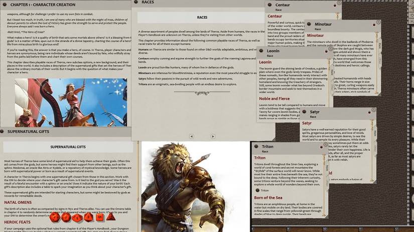 Special Preview Of D&D Theros Gives A Look At Monsters & Races