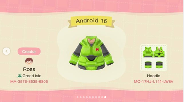 Animal Crossing New Horizons: Codes For DBZ Outfits