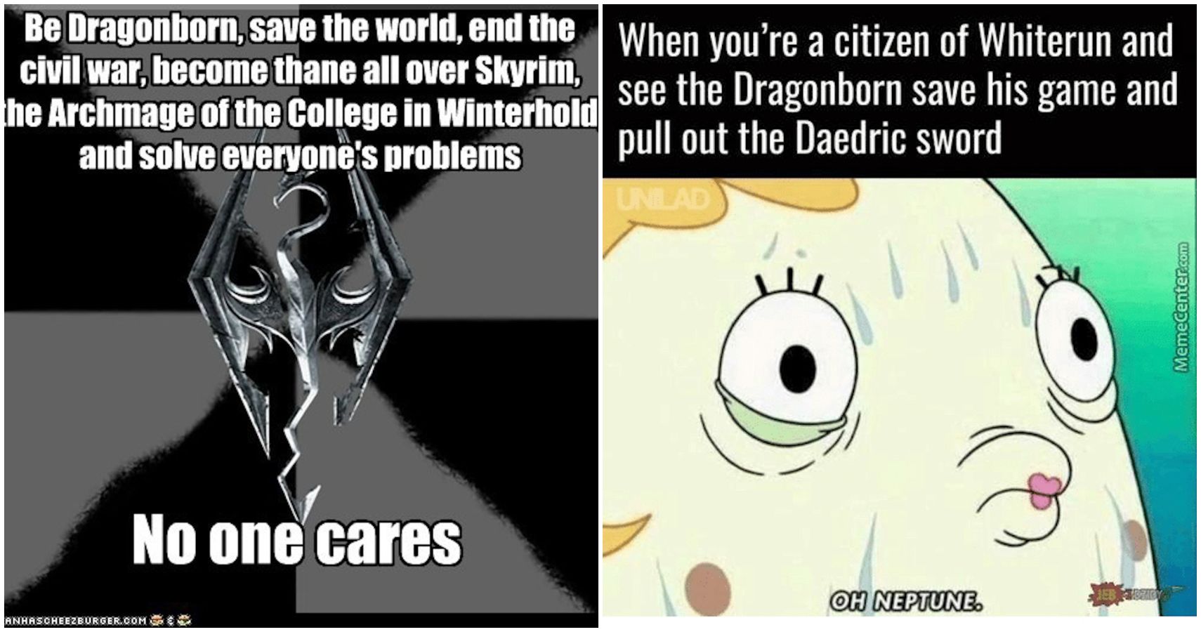 Skyrim: 10 Hilarious Dragonborn Memes That Prove The Game Makes No Sense