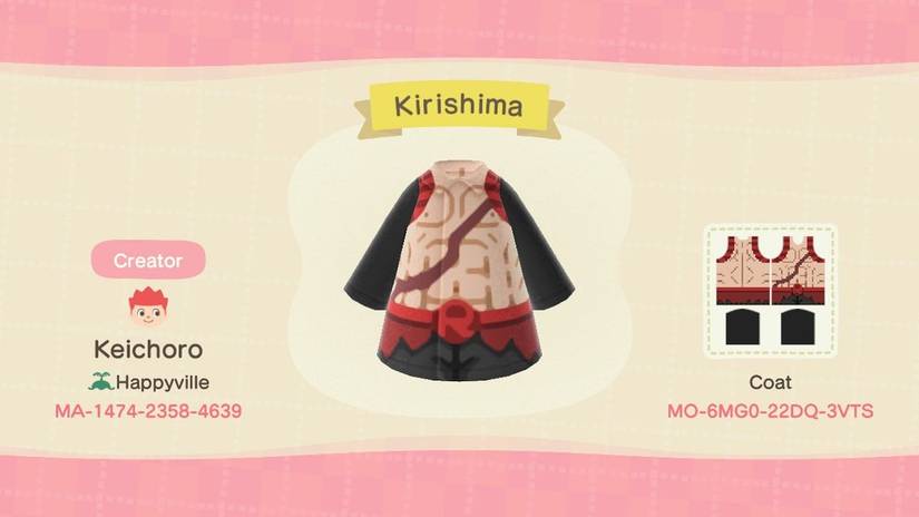 Animal Crossing: New Horizons - Codes For My Hero Academia Outfits