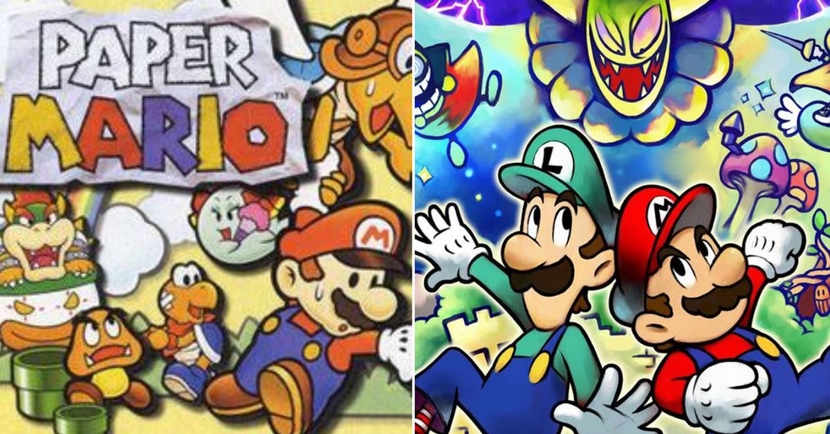 Super Papel Mario Super Mario Bros Super Mario Rpg Paper Mario La