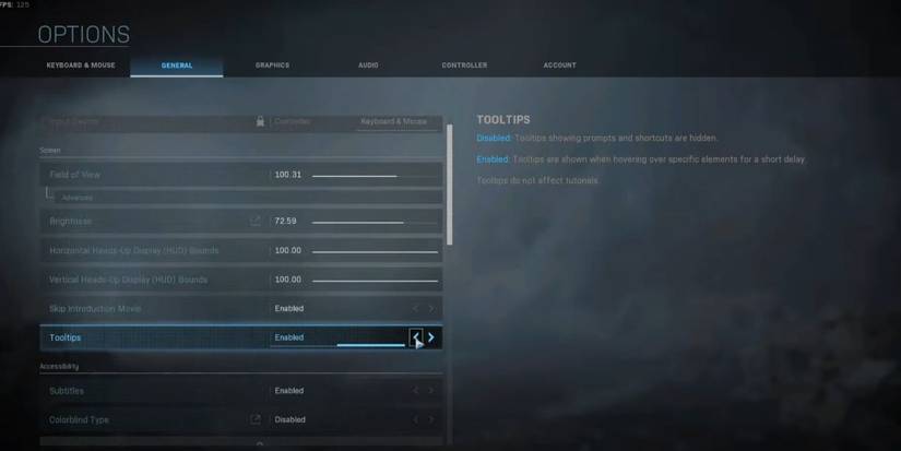 ps4 graphic settings warzone