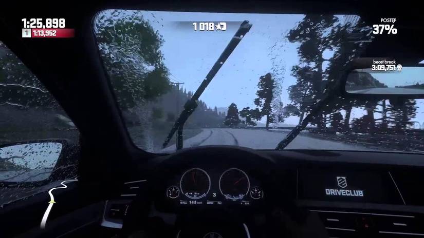 Gaming Detail: In Driveclub, Each Individual Raindrop Behaves Differently