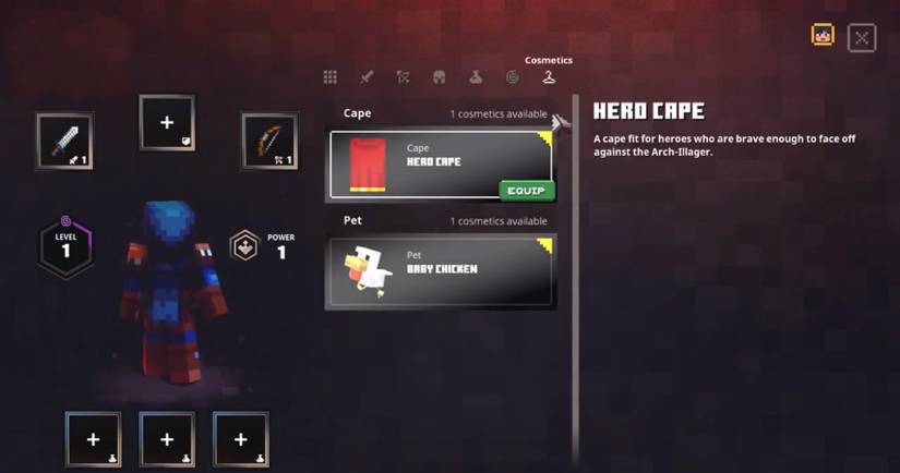 How To Get The Hero Cape In Minecraft Dungeons