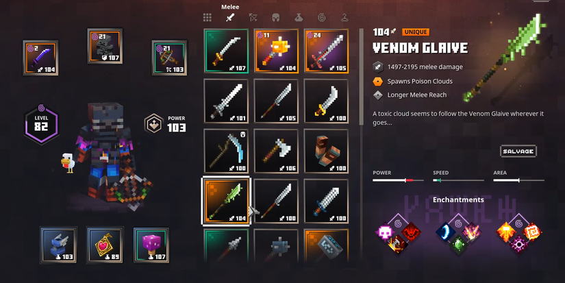 The 15 Strongest Weapons In Minecraft Dungeons