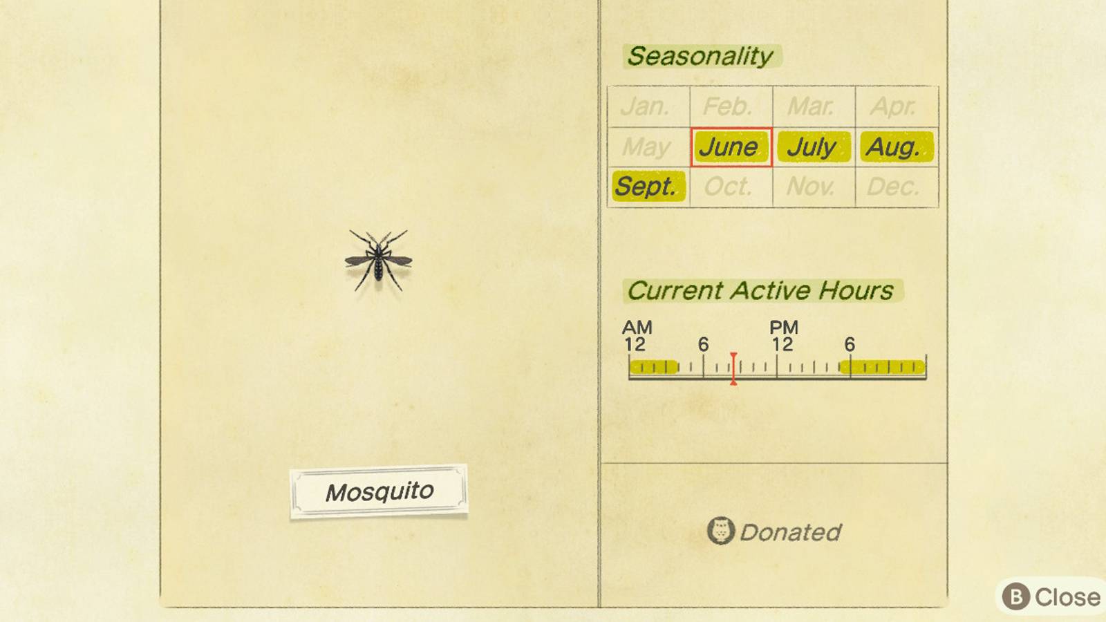 Animal Crossing: New Horizons - How To Catch A Mosquito