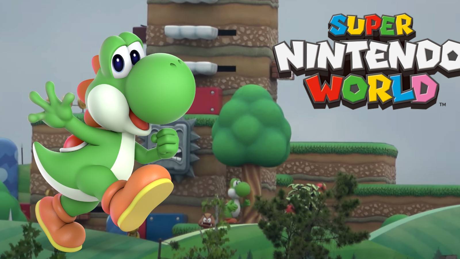 Latest Super Nintendo World Footage Shows a Life-Sized Yoshi