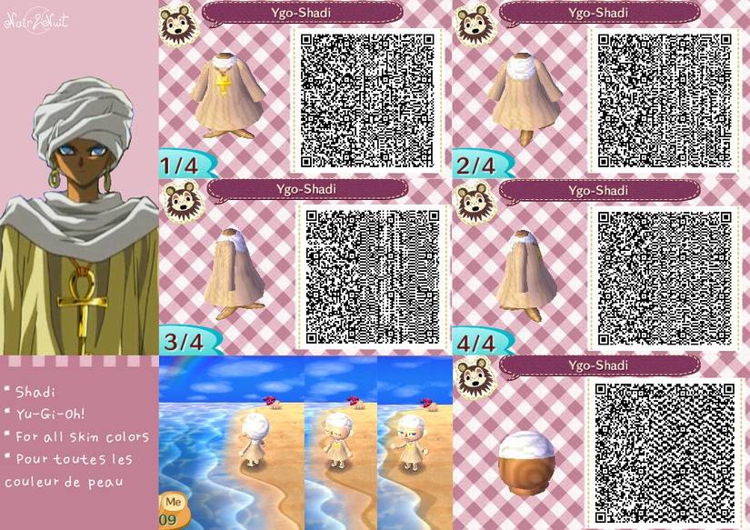 Animal Crossing: New Horizons - Codes for Yu-Gi-Oh! Outfits
