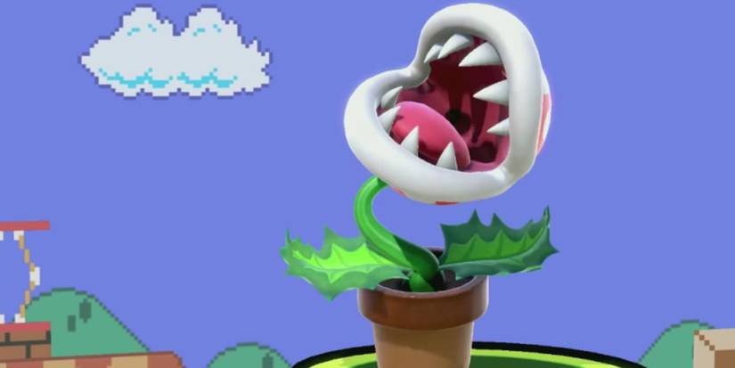 mario flower enemy