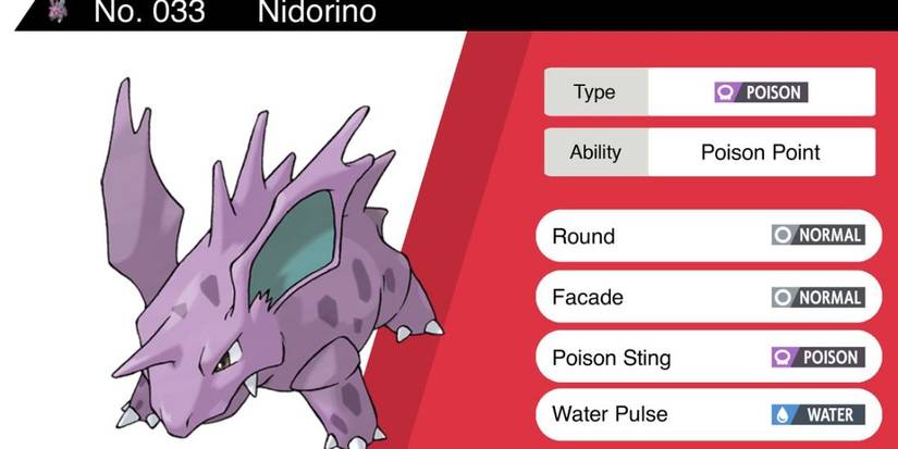 nidorino evolution chart