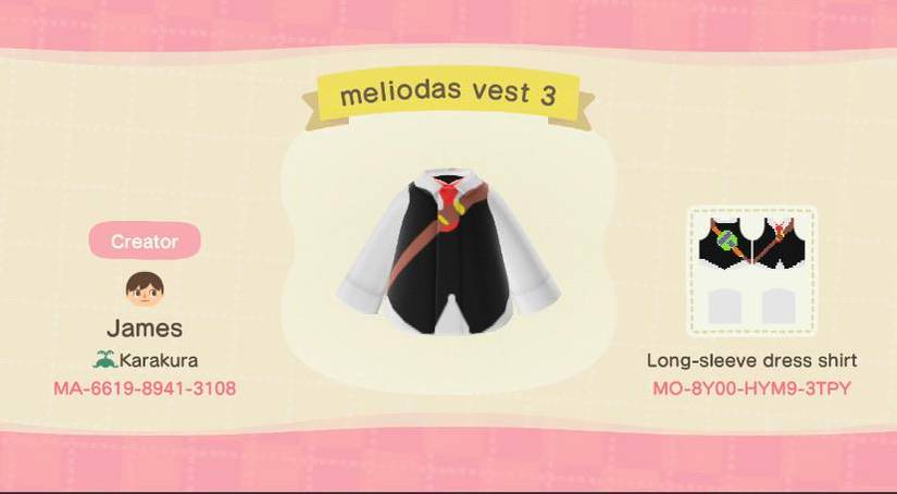 Animal Crossing: New Horizons - Codes For The Seven Deadly Sins