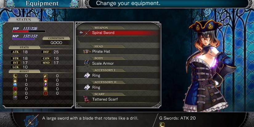 Bloodstained Ritual Of The Night: The 15 Best Weapons, Ranked