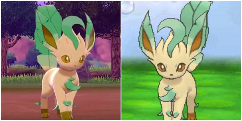 leafeon shiny difference