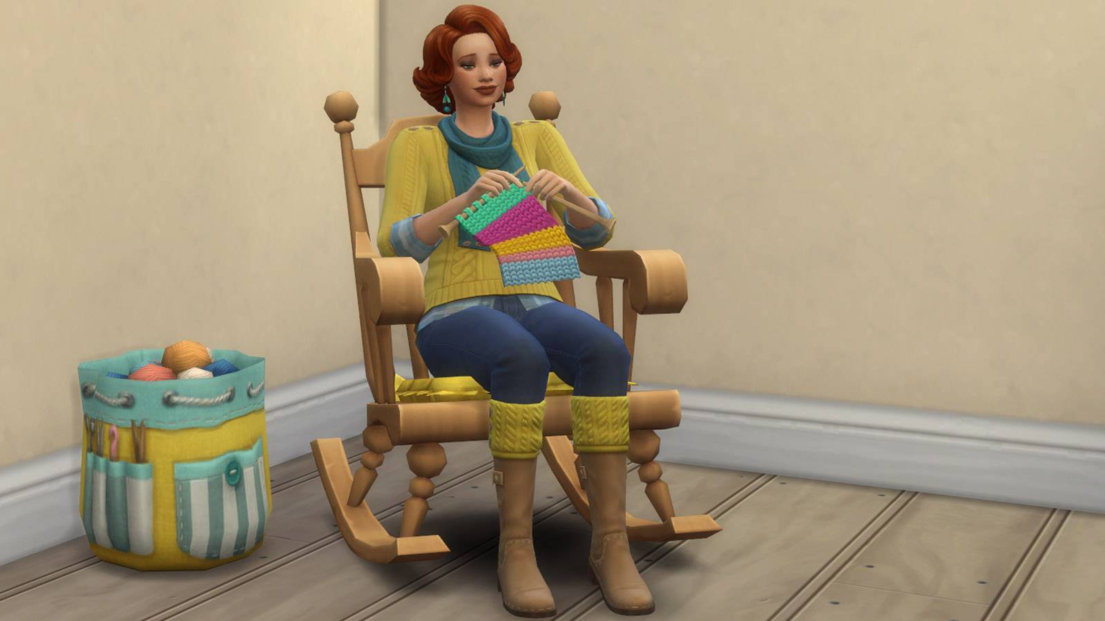 The Sims 4: Nifty Knitting Stuff: Simmers Luv 2 Knit