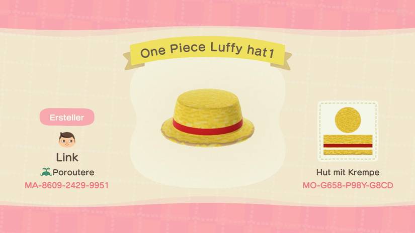 Animal Crossing: New Horizons - Codes For One Piece Outfits
