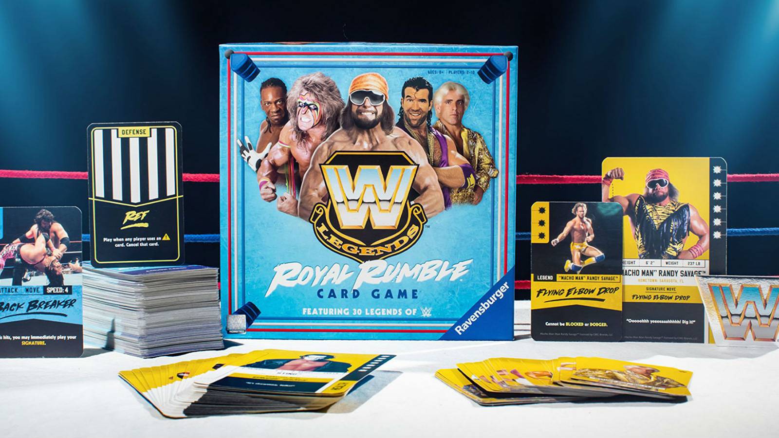 Slam Down Ric Flair In WWE Royal Rumble Card Game