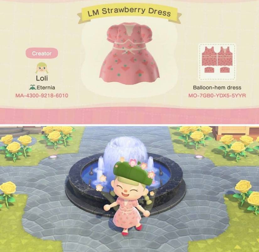 Animal Crossing: New Horizons - How To Get The Viral Strawberry Dress ...