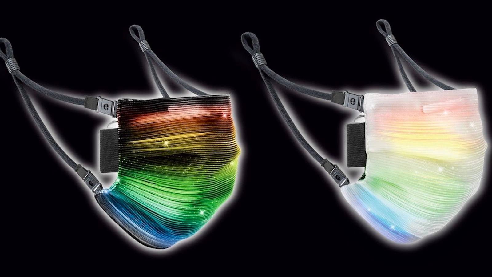 Japanese Company Sells LED Light-Up Face Masks To Keep Gamers Safe
