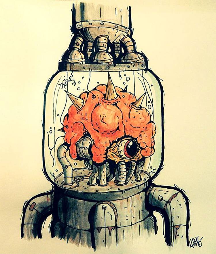 Metroid: 10 Amazing Fan Art Depictions Of Mother Brain