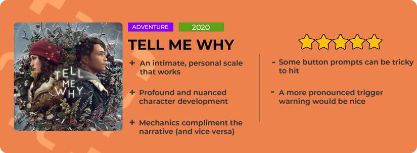 Tell Me Why Review