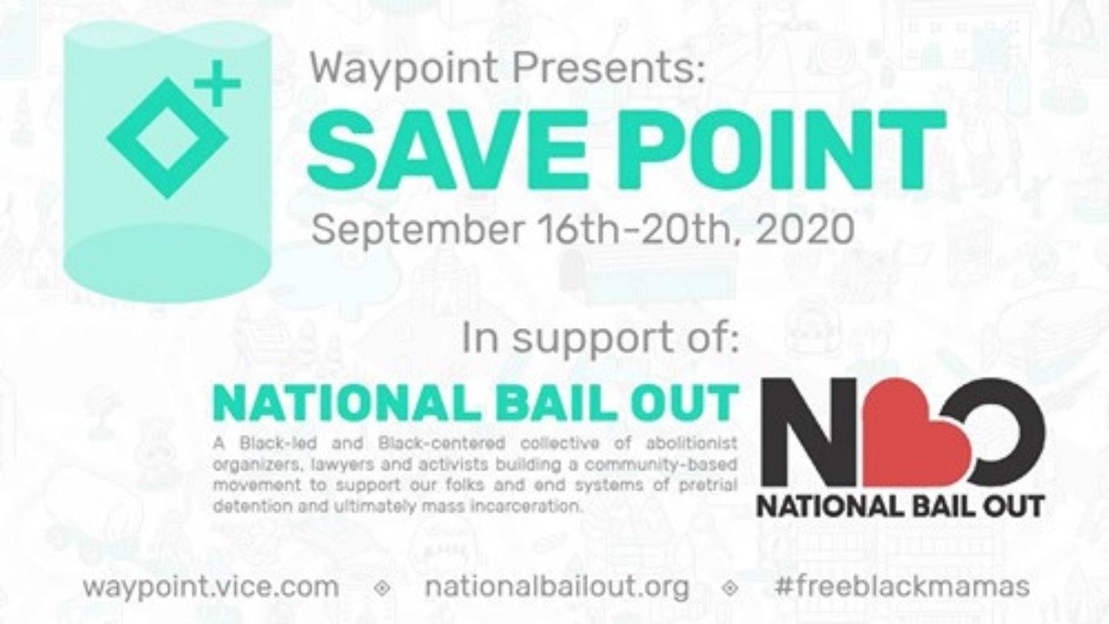 Waypoint Hosts Save Point Marathon Game Stream Sep 16-20
